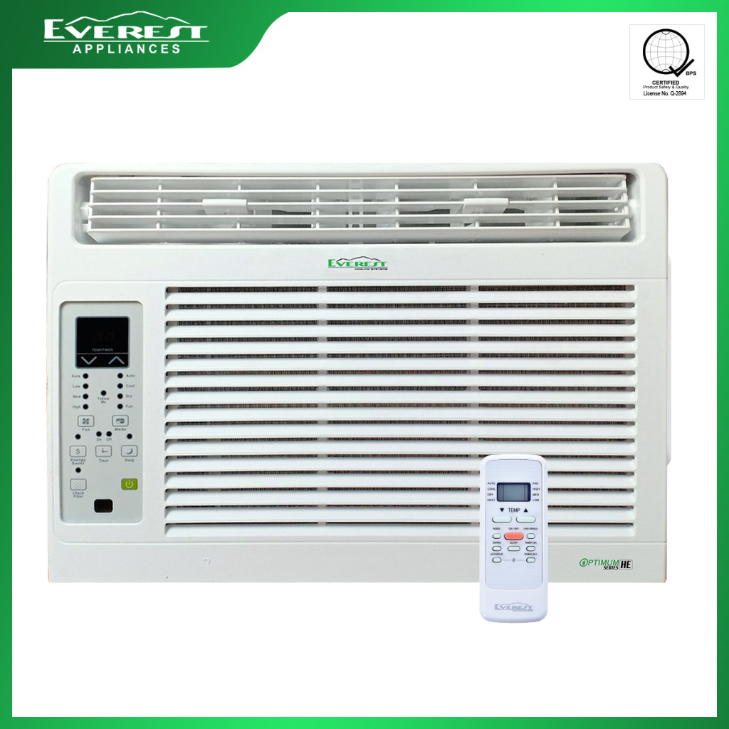 EVEREST 0.7HP Non Inverter Window Type Aircon/ with Healthy Air Filter ...