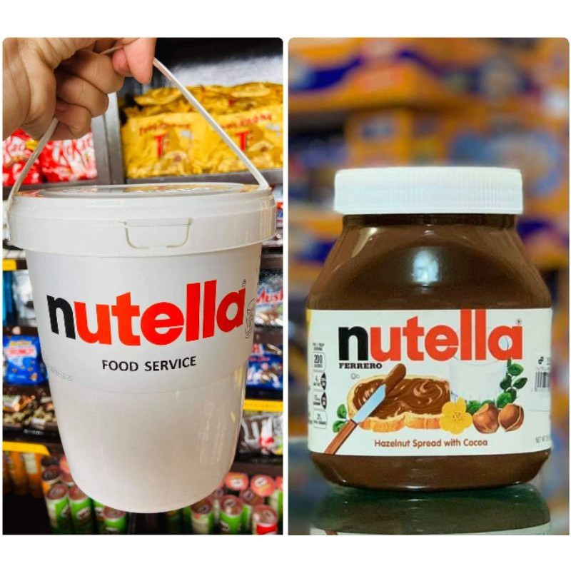 NUTELLA Ferrero Hazelnut Chocolate Spread 3kg 900g 750g 680g 400g 350g ...