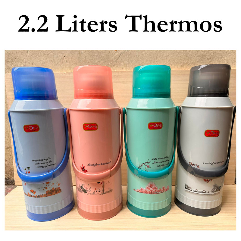 2.2 LITERS THERMOS Carbon Plastic Thermos 2.2 Liters High Quality ...