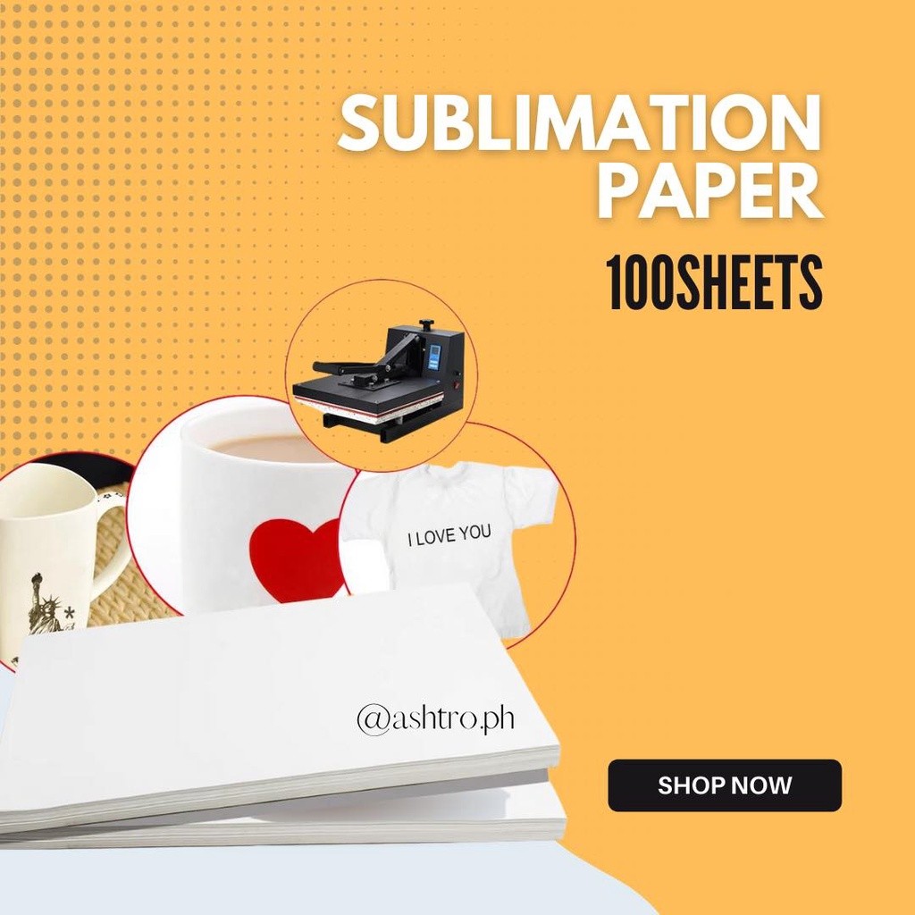 A4 Sublimation Paper 100gsm 100sheets for heat transfer | Shopee ...
