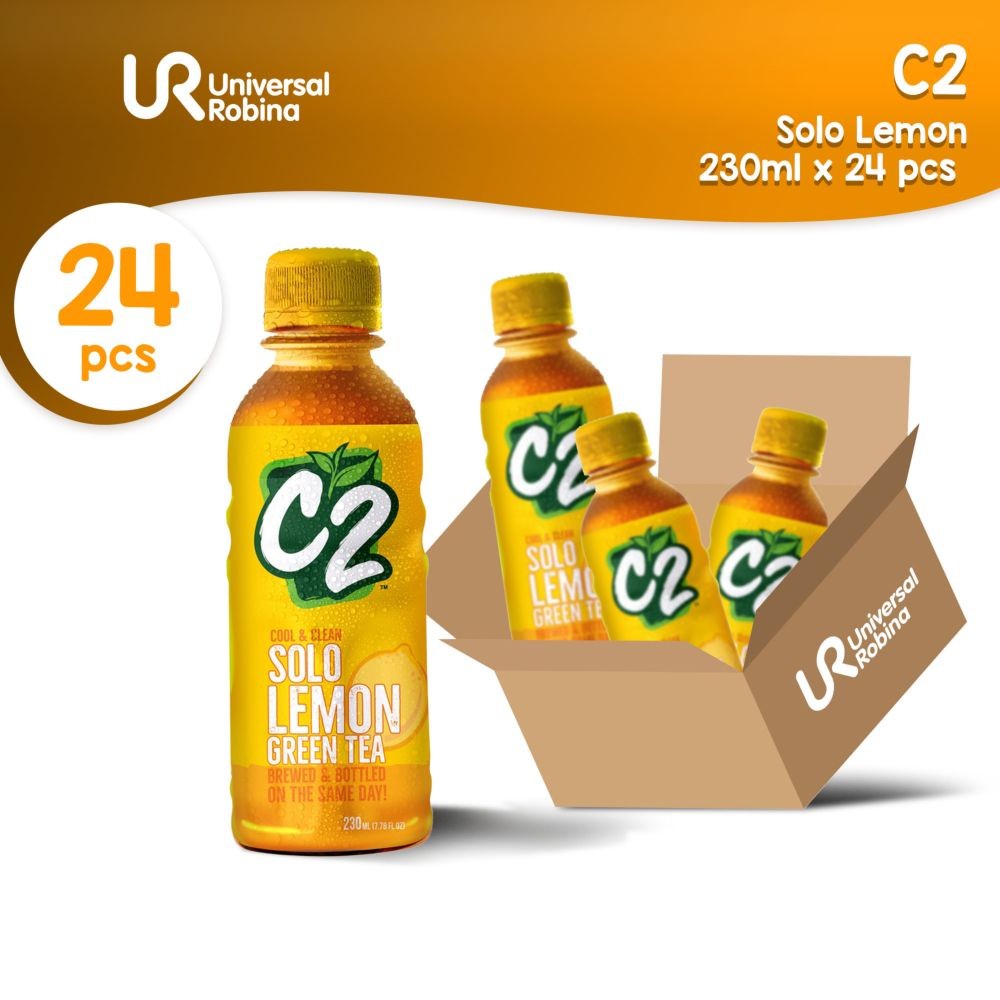 24 x C2 Solo Lemon Green Tea (230ml) | Shopee Philippines
