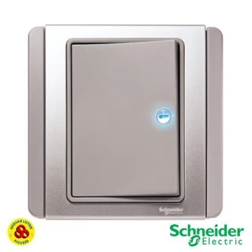 Schneider Hotel Single Switch 1G Neo E3031H2 Gs 1 Gang 2 Way Blue Led ...