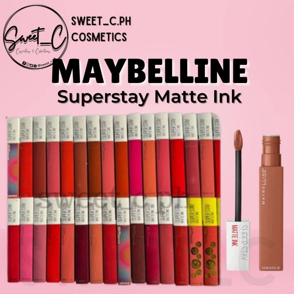 Maybelline Super Stay Matte Ink Authentic & Sealed | Shopee Philippines