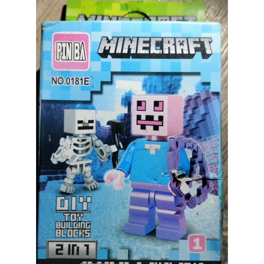 Minecraft mini figure building blocks | Shopee Philippines