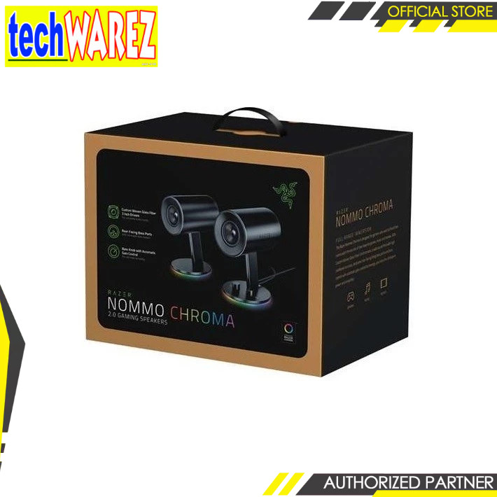 Razer Nommo Chroma Woven Glass Fiber 3 Inch Bass & Volume Control ...