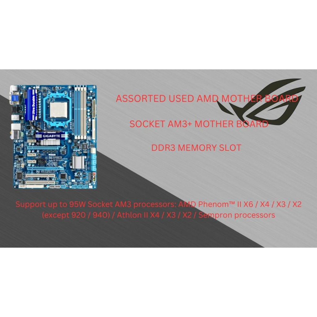 AMD AM3 and AM3+ Mother Board | Shopee Philippines