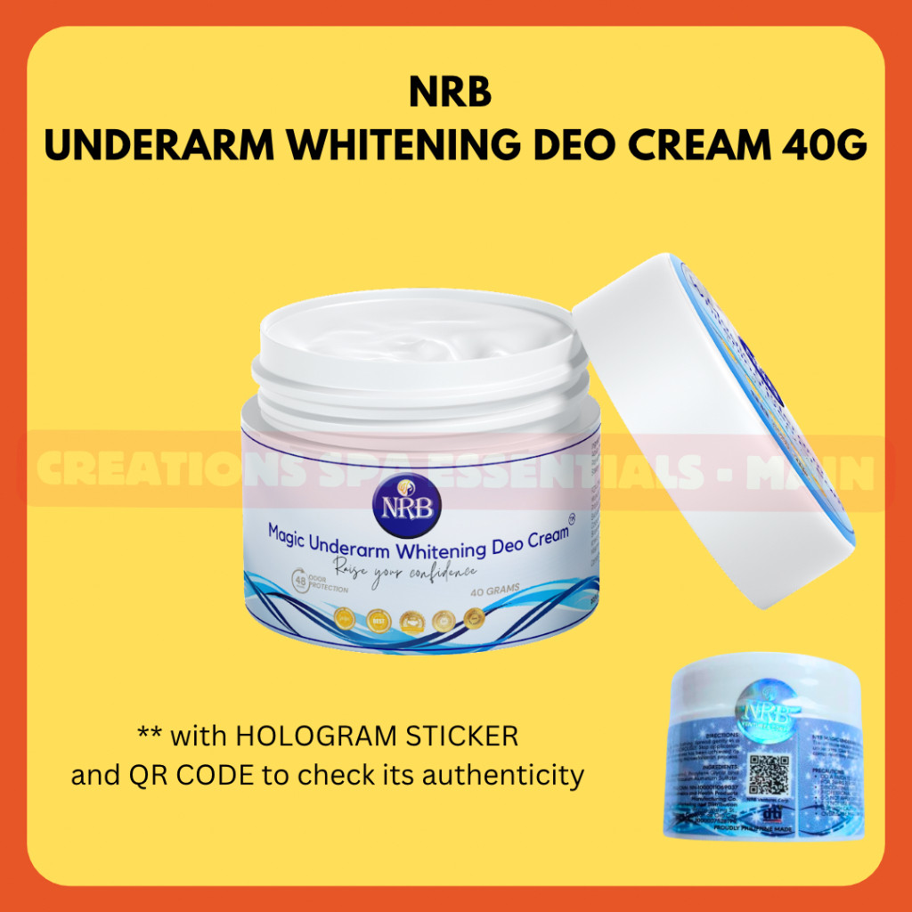 NRB Magic Underarm Whitening Deo Cream 40g ORIGINAL & NEW STOCK ...