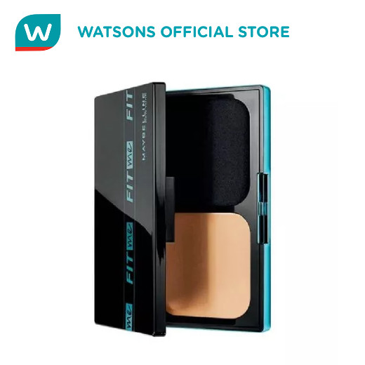 MAYBELLINE Fit Me Ultimatte 24HR Powder Foundation Two Way Cake with ...