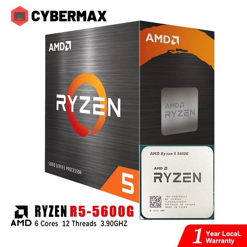 AMD Ryzen 5 5600G Desktop Processor 3.9GHz Tray Type Socket AM4 CPU ...