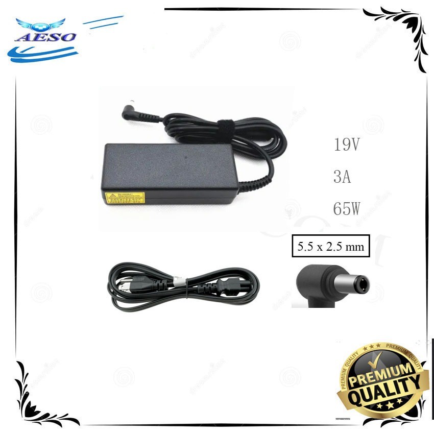 19V 3A Laptop Charger Adapter for Nec | Shopee Philippines