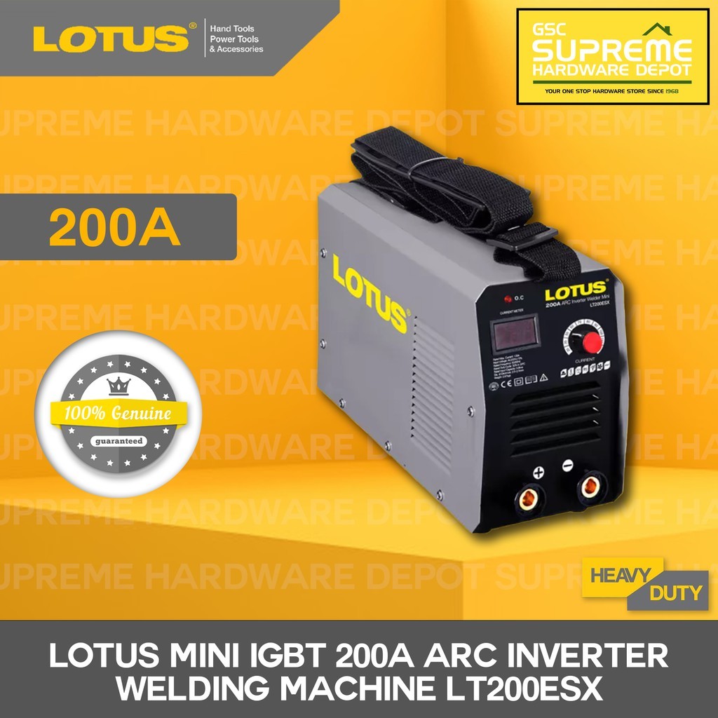 Lotus Mini IGBT Arc Inverter Welding Machine 200A LT200ESX | Shopee ...