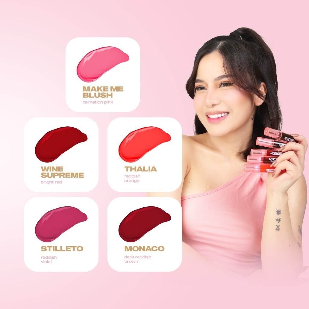 M.Q Cosmetics Luscious Lips Semi-Gel Tint | Shopee Philippines