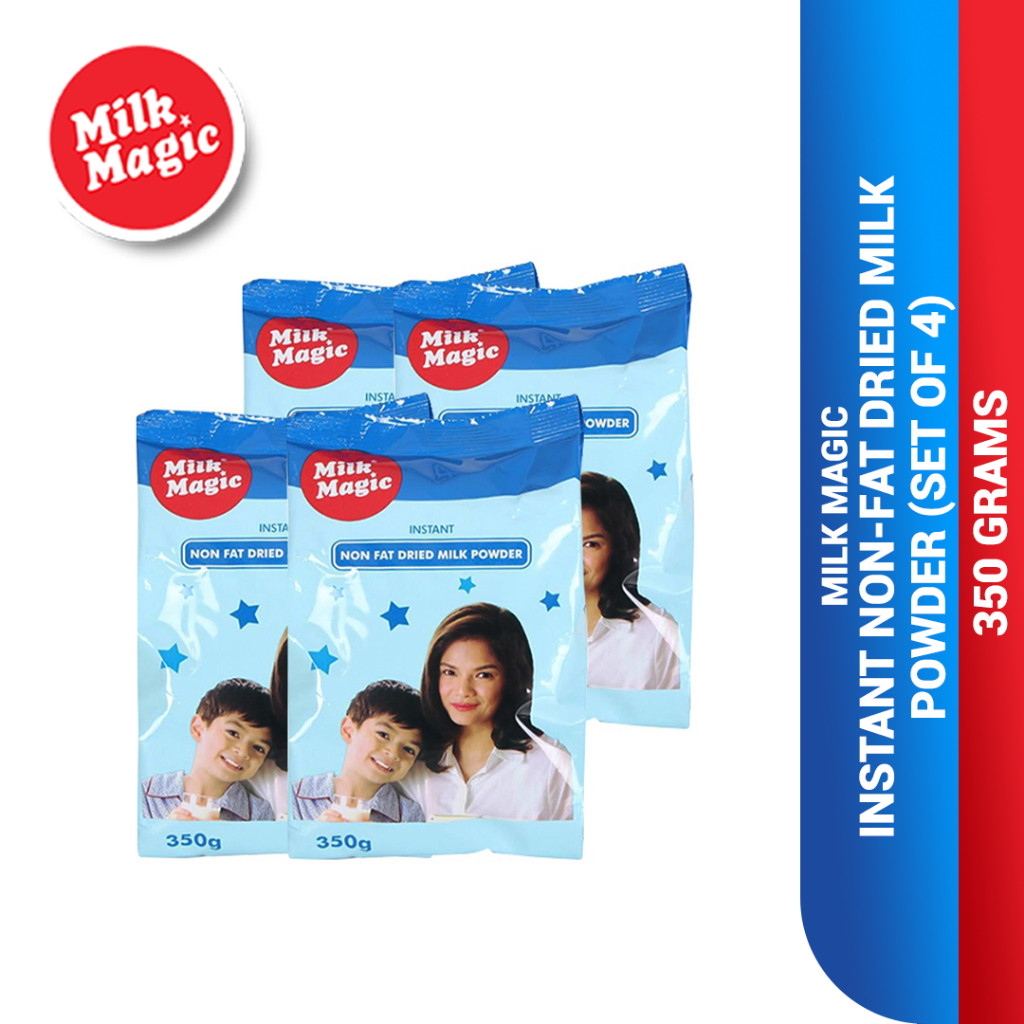 Milk Magic - Instant Non-Fat Dried Milk Powder 350g (Set of 4) - Expiry ...