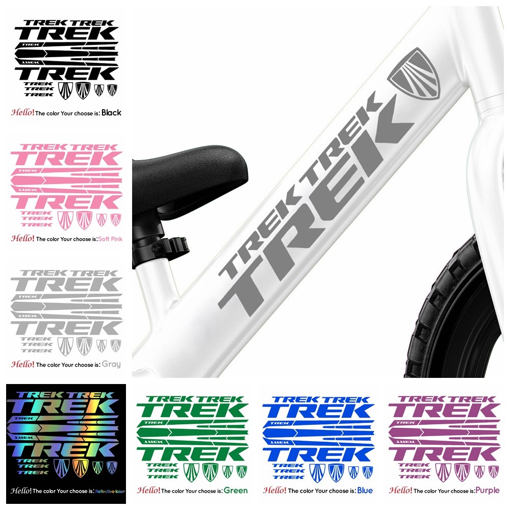 TREK Bike Frame Set Decals Stickers MTB SPECIAL COLOR VINYL | Shopee ...
