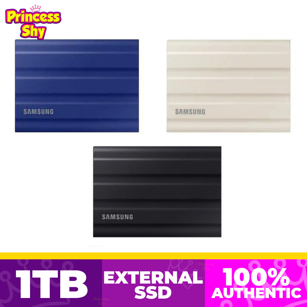 Samsung T7 Shield Portable SSD 1TB External Solid State Drive USB 3.2 IP65 Water Resistant ...