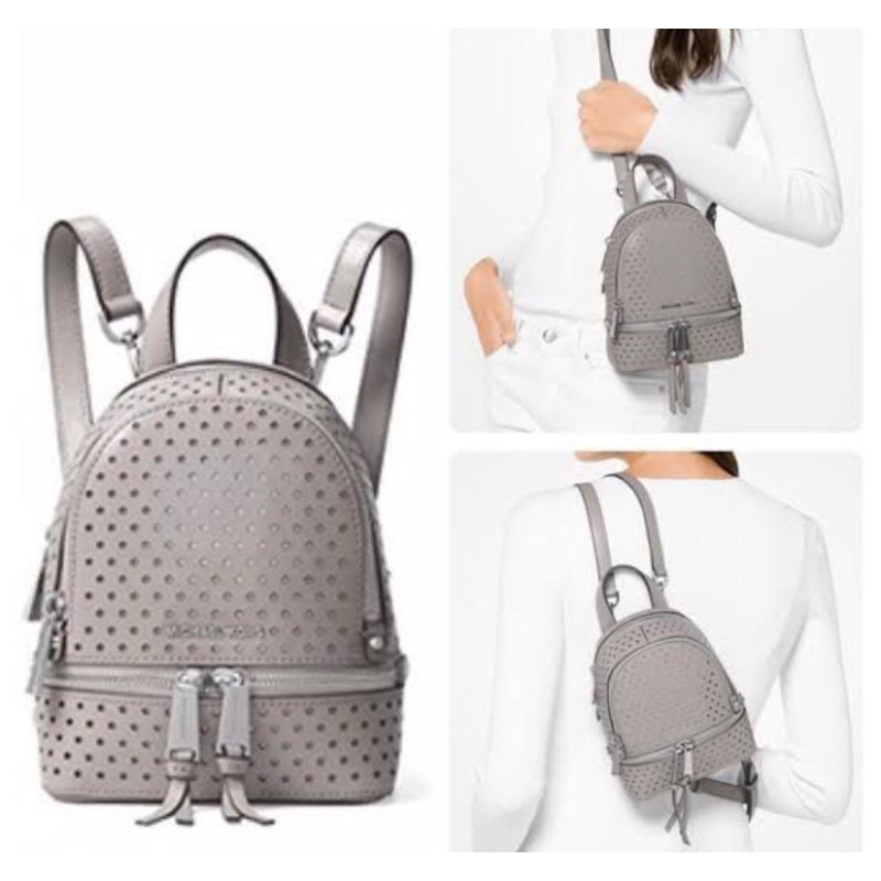 Preloved Auth Kate Spade Long Wallet / MICHAEL Michael Kors Rhea Mini Perforated Leather ...