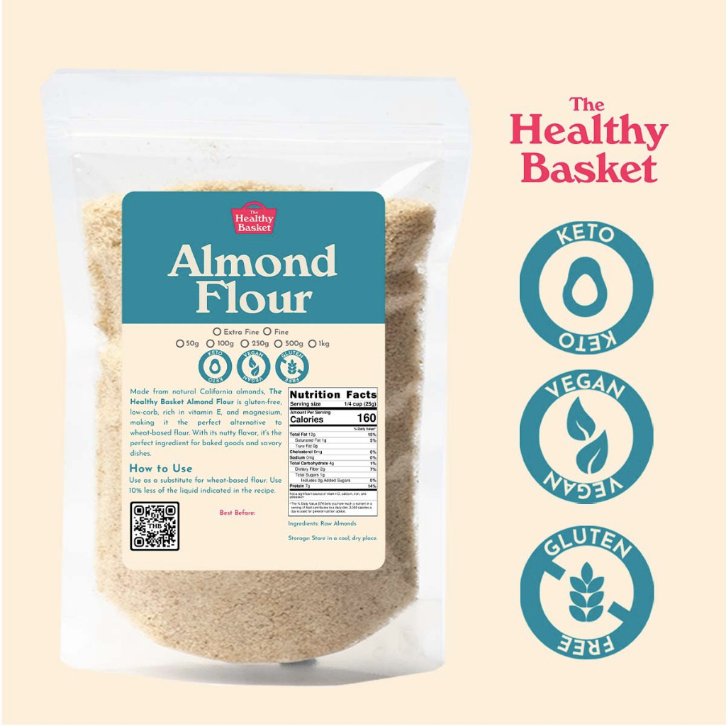 Healthy Basket Almond Flour (250g, 500g & 1kg) | Shopee Philippines