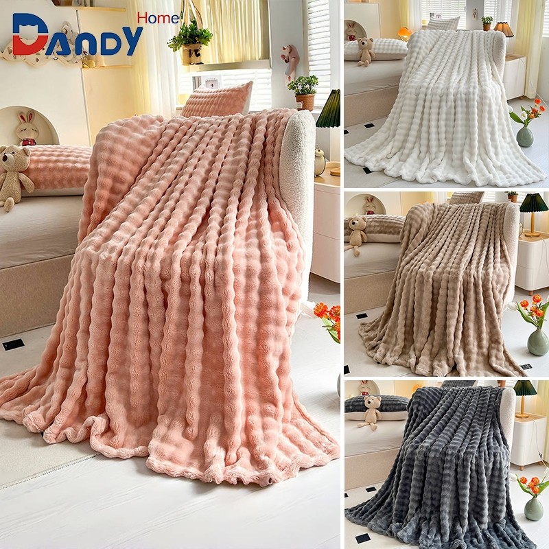 Super Soft & Fluffy Velvet Sofa Blanket Extra Large Warm Office Napping ...