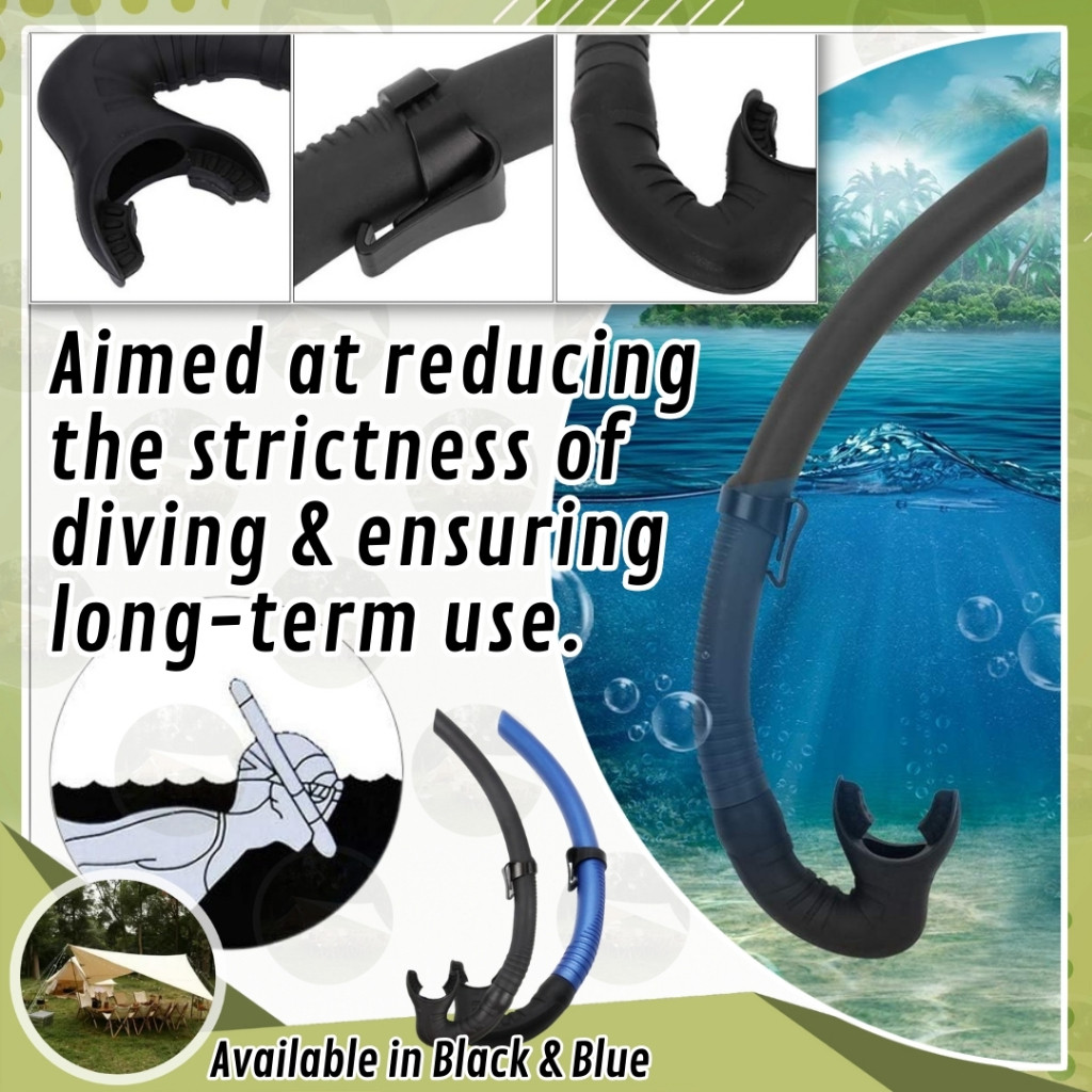 Snorkeling Breathing Tube Under Water Swimming Breather Scuba Diving ...