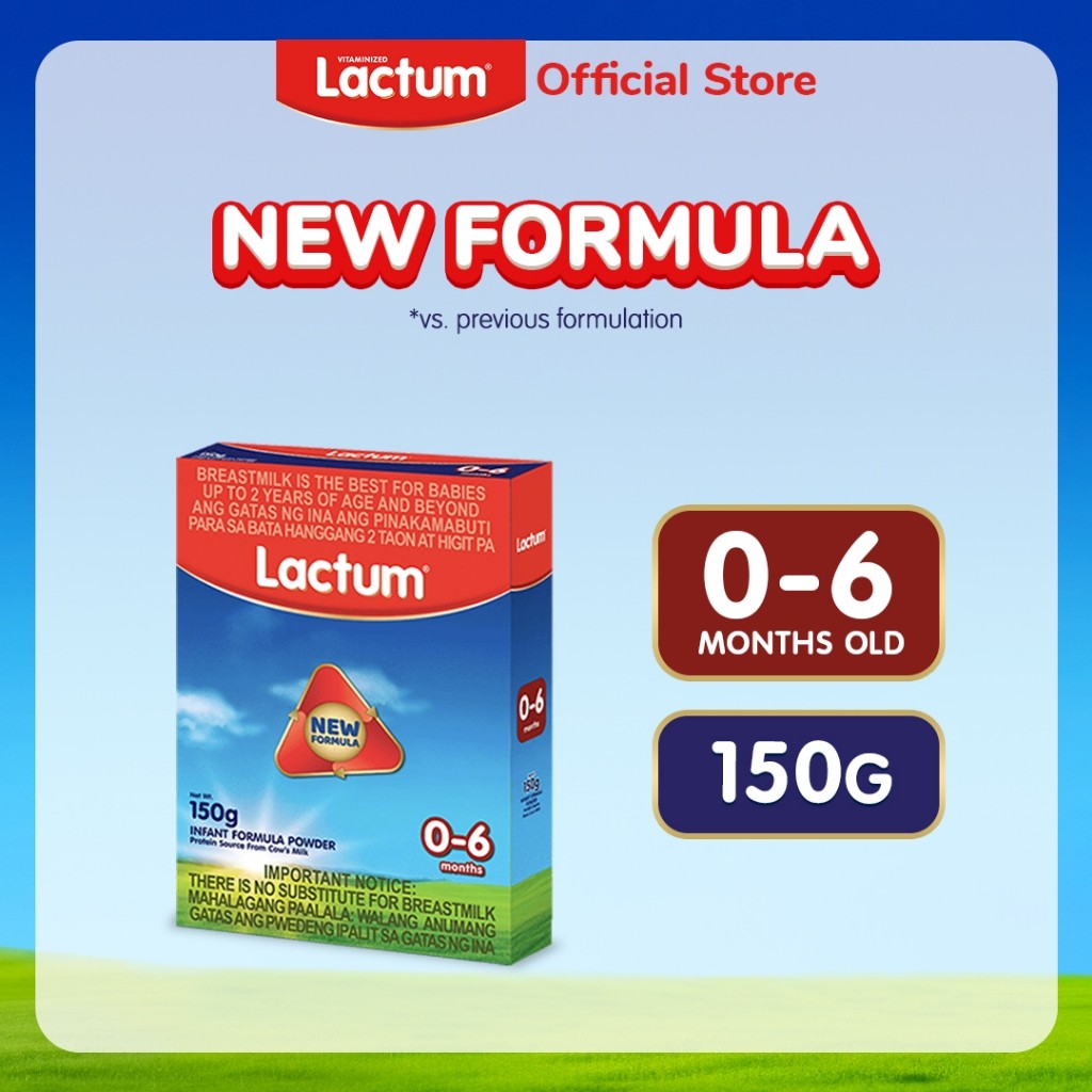 Lactum for 0-6 Months Old 150g Infant Formula Powder | Shopee Philippines
