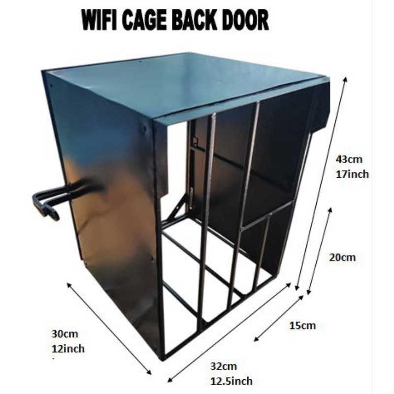 piso wifi cage outdoor type, (back door)W30cm - W12inch /L32cm - L12 ...