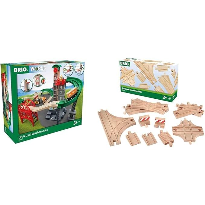 BRIO World 33887 Lift & Load Warehouse Set | Shopee Philippines