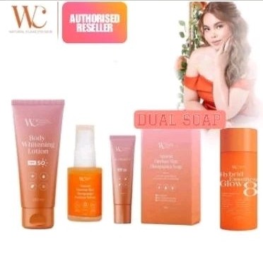 WC NATURAL FLAWLESS SKIN COMPLETE SET (250ml Lotion,Serum,Sunscreen ...