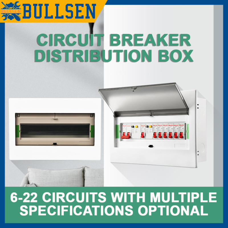 6-22 circuit Distribution Box for Miniature Breaker circuit box Plastic ...