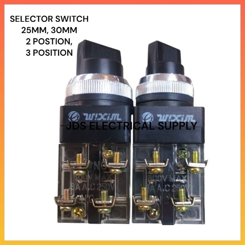 SELECTOR SWITCH 25MM / 30MM, 2POSITION /3 POSITION | Shopee Philippines
