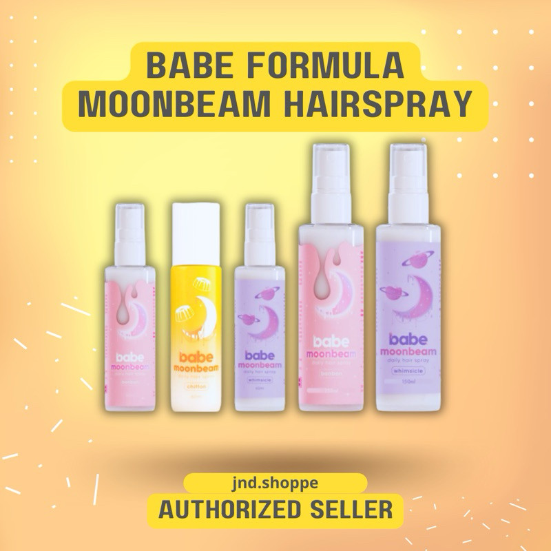 BABE FORMULA MOONBEAM HAIRSPRAY HEAT PROTECTION HAIR PERFUME | Shopee ...