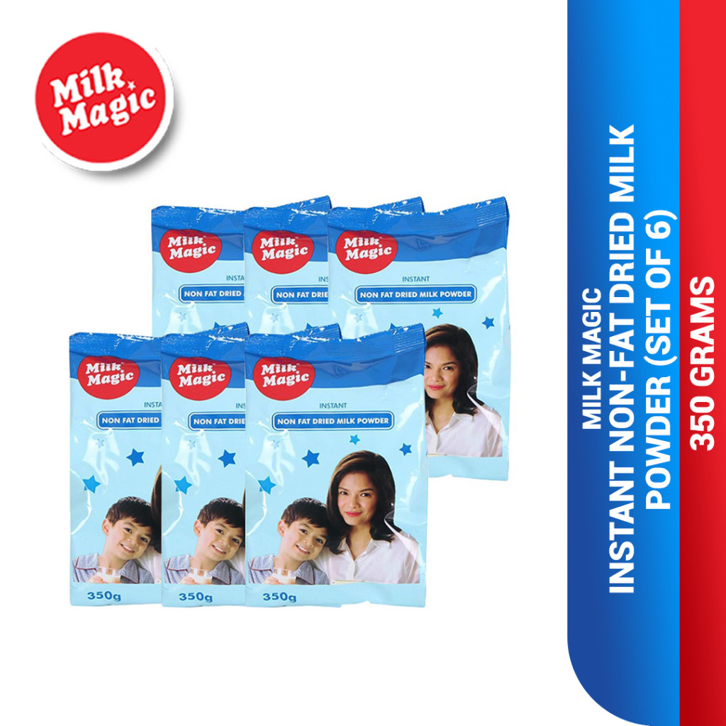 Milk Magic - Instant Non-Fat Dried Milk Powder 350g (Set of 6) - Expiry ...
