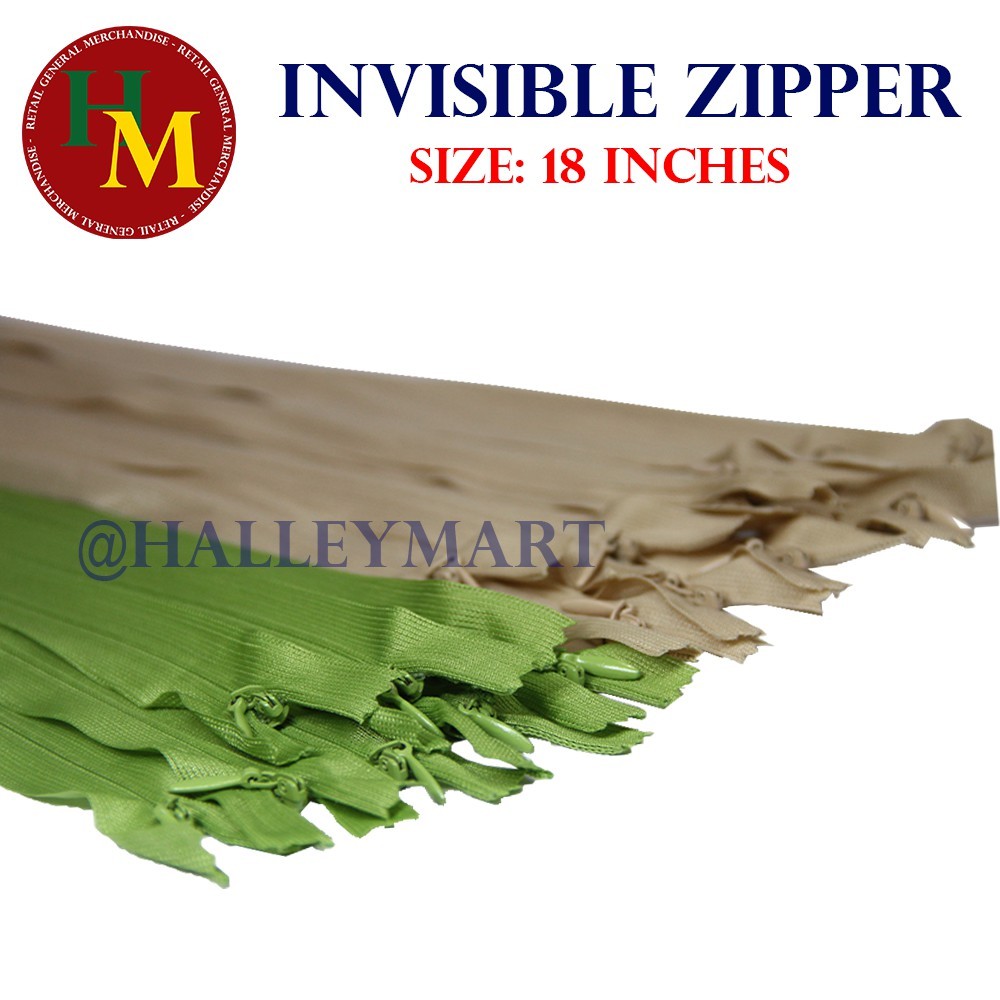 Invisible Zippers Deped 20 - Skin tone & Olive Green / Celadon for ...