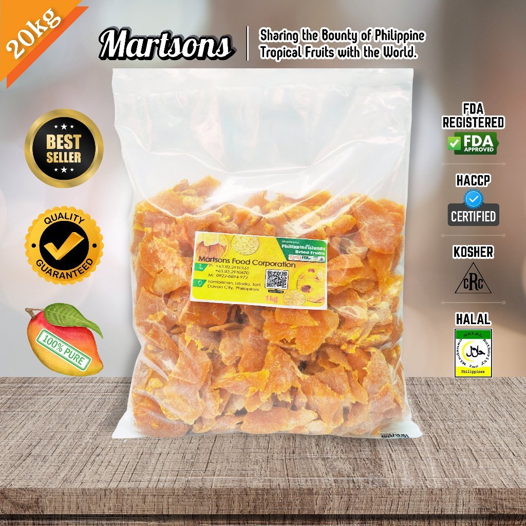 Dried Mango Chips (20kg Wholesale) | Shopee Philippines