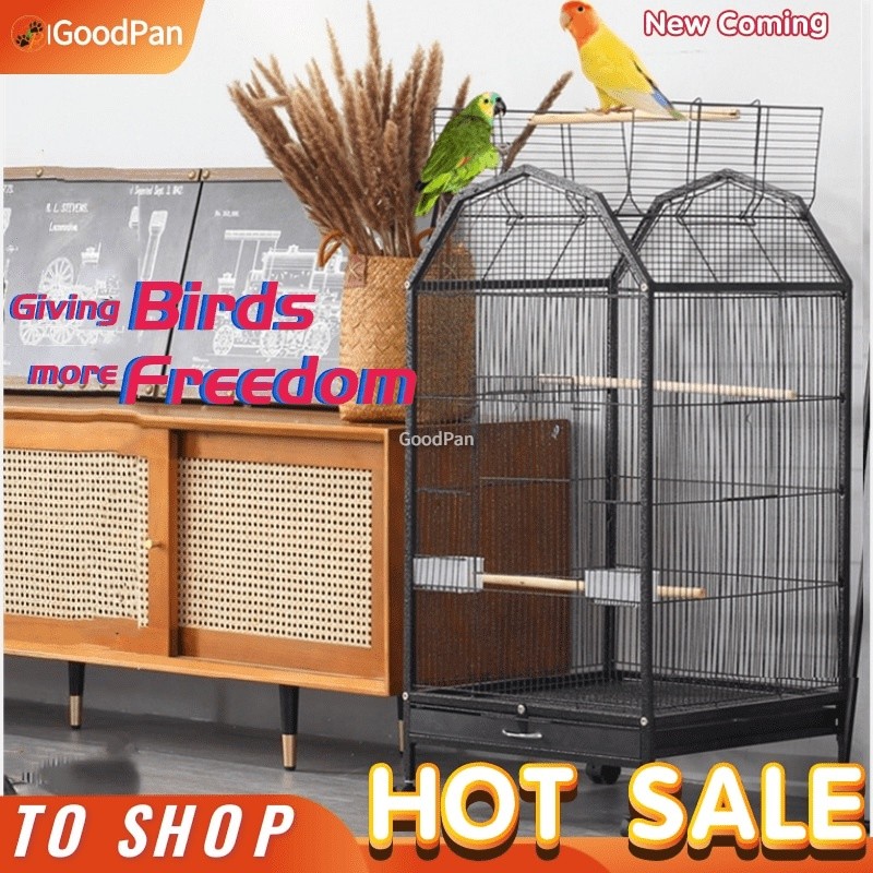 New Bird cage Big Parrot cage budgerigar cage large starling cardinal ...