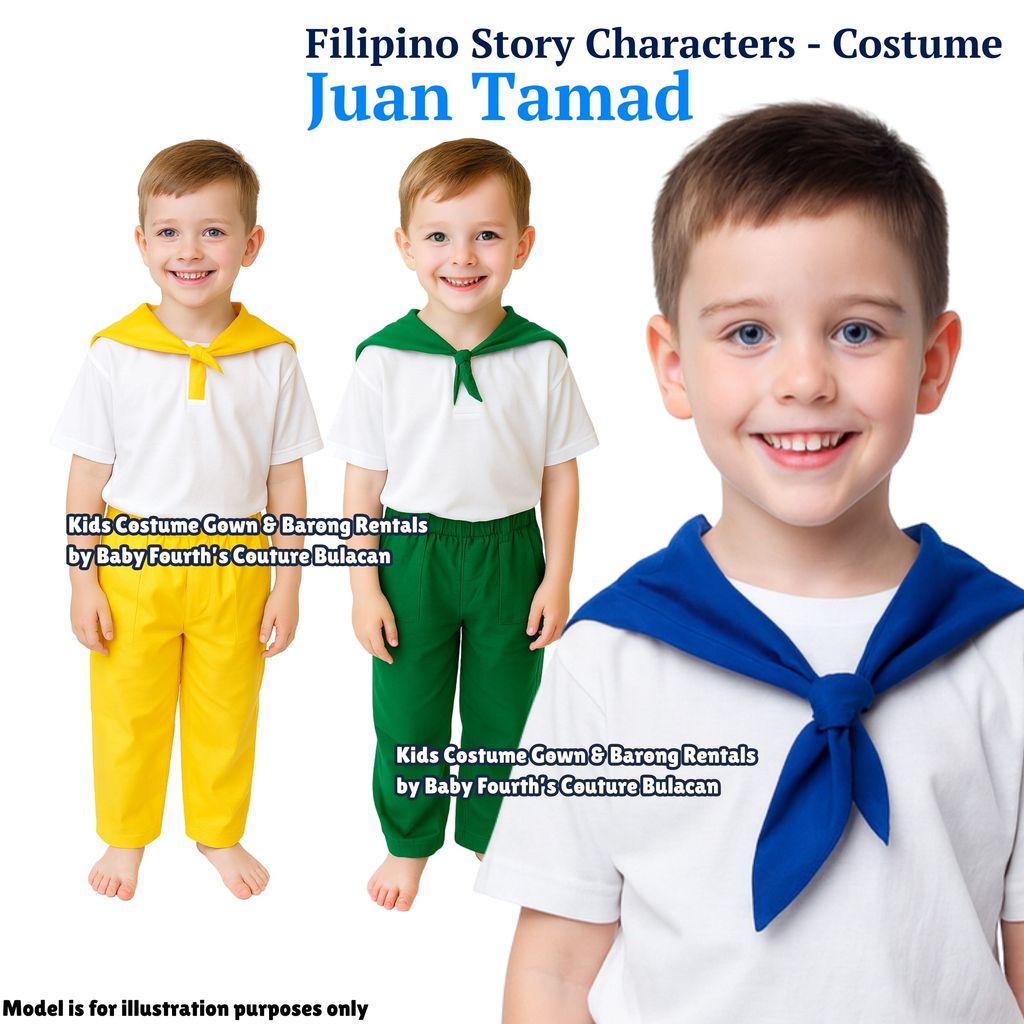 Filipino Story Character Juan Tamad Costume for Kids Reading Month ...