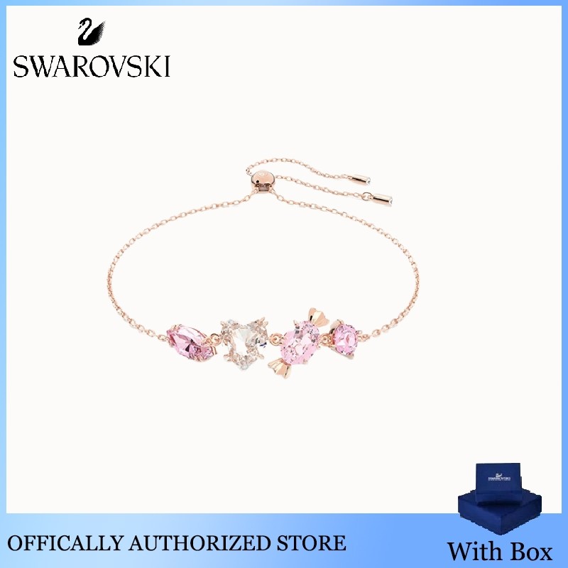 SWAROVSKI Sparkling Dance Bracelet Jewelry Collection, Rose Gold Tone ...
