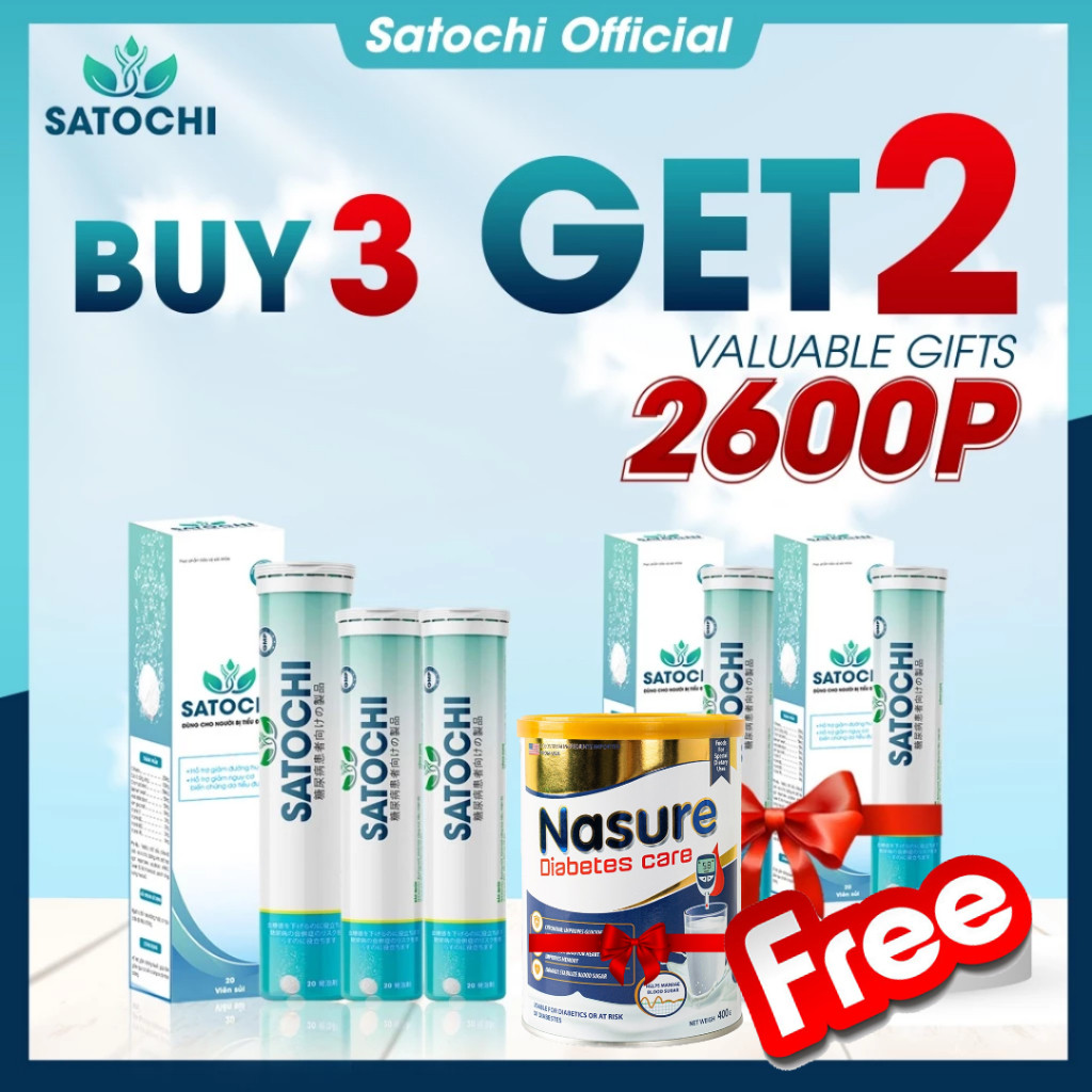 Satochi Japan Effervescent Tablets Diabetic Support 20 tablets BUY 3 ...