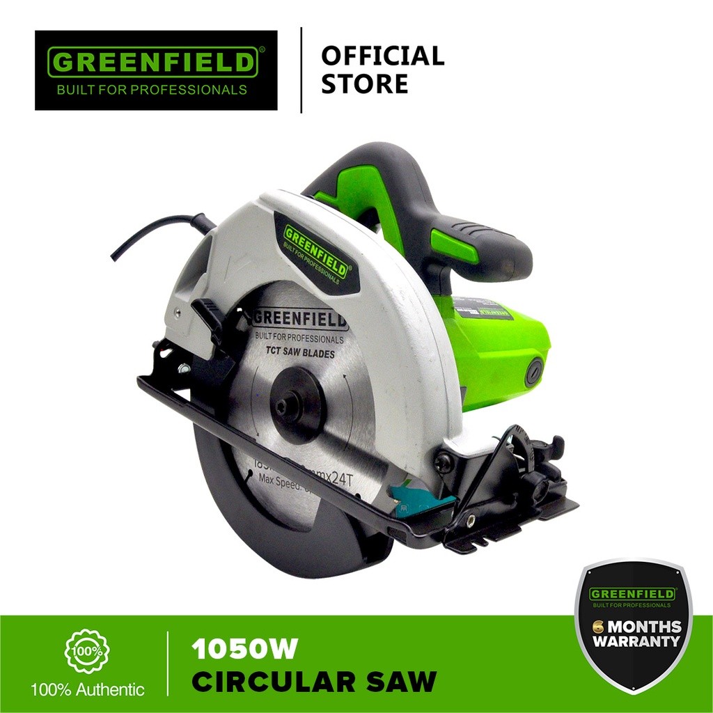 Greenfield Circular Saw 1050W - Power Tool/Home Improvement | Shopee ...