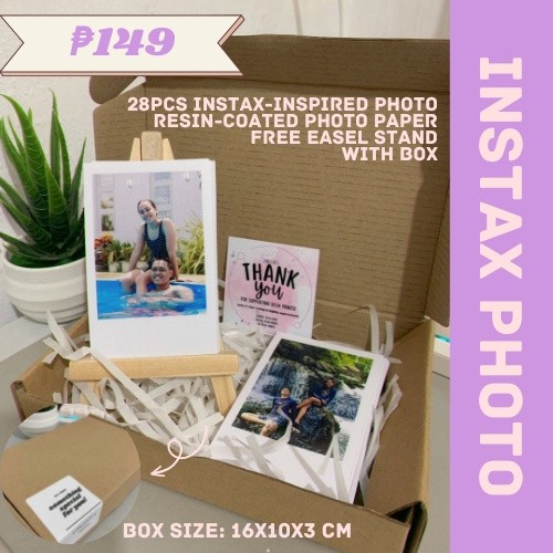 Dexa | Instax Pictures with GIFT BOX | Inspired Polaroid Mini | Satin ...