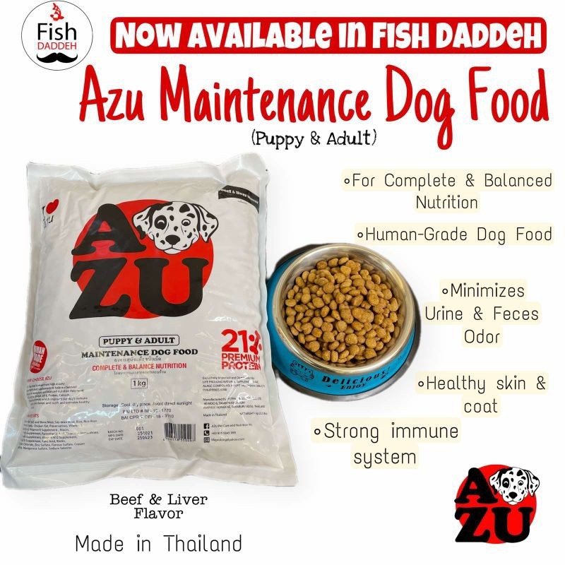 Azu Dog Food Chef's Special DogiBeef 1kg 5kg for Puppy & Adult | Shopee ...