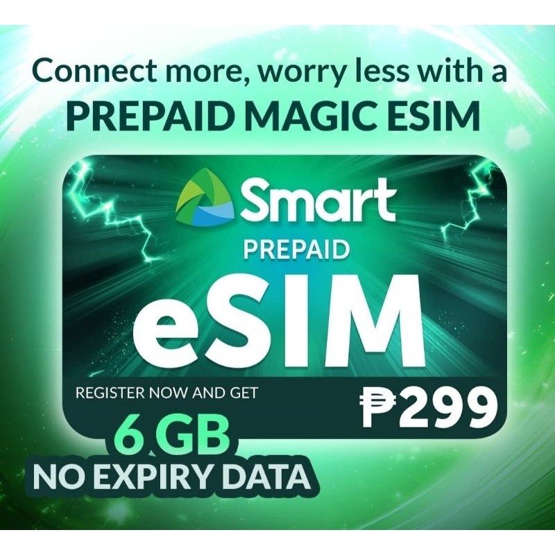 E SIM digital Smart MAGIC smart data 24GB No exparation sealed | Shopee ...