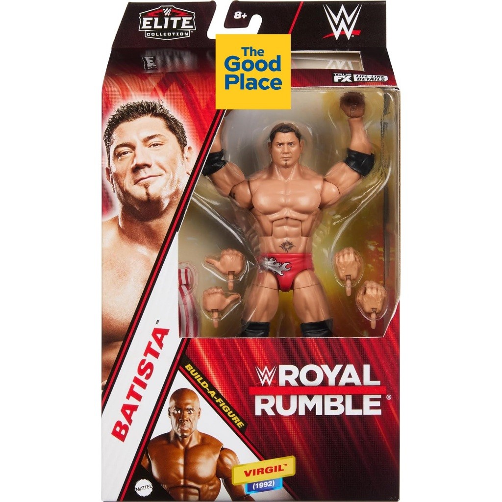 MATTEL WWE Elite Collection Royal Rumble Series Virgil Wave Batista ...