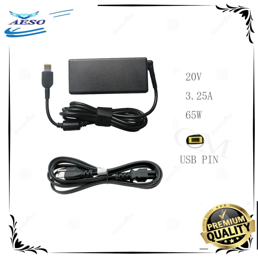 Laptop Charger suited for Nec 20V 3.25A USB Type | Shopee Philippines