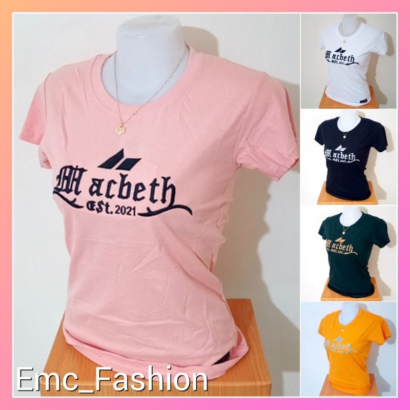 MB2233 Emc Fashion Ladies Cut Overrun T-shirt For Women Embroidered ...
