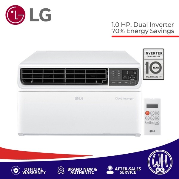LG LA100GC2 1hp Dual Inverter Compressor, Window Type Aircon Inverter ...