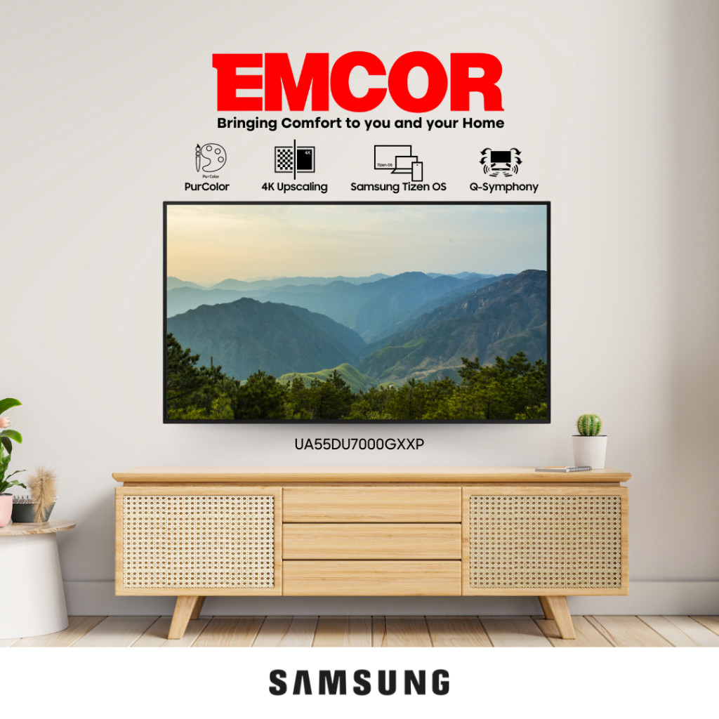 Samsung 55″ Crystal UHD DU7000 4K Smart TV UA55DU7000GXXP | Shopee ...