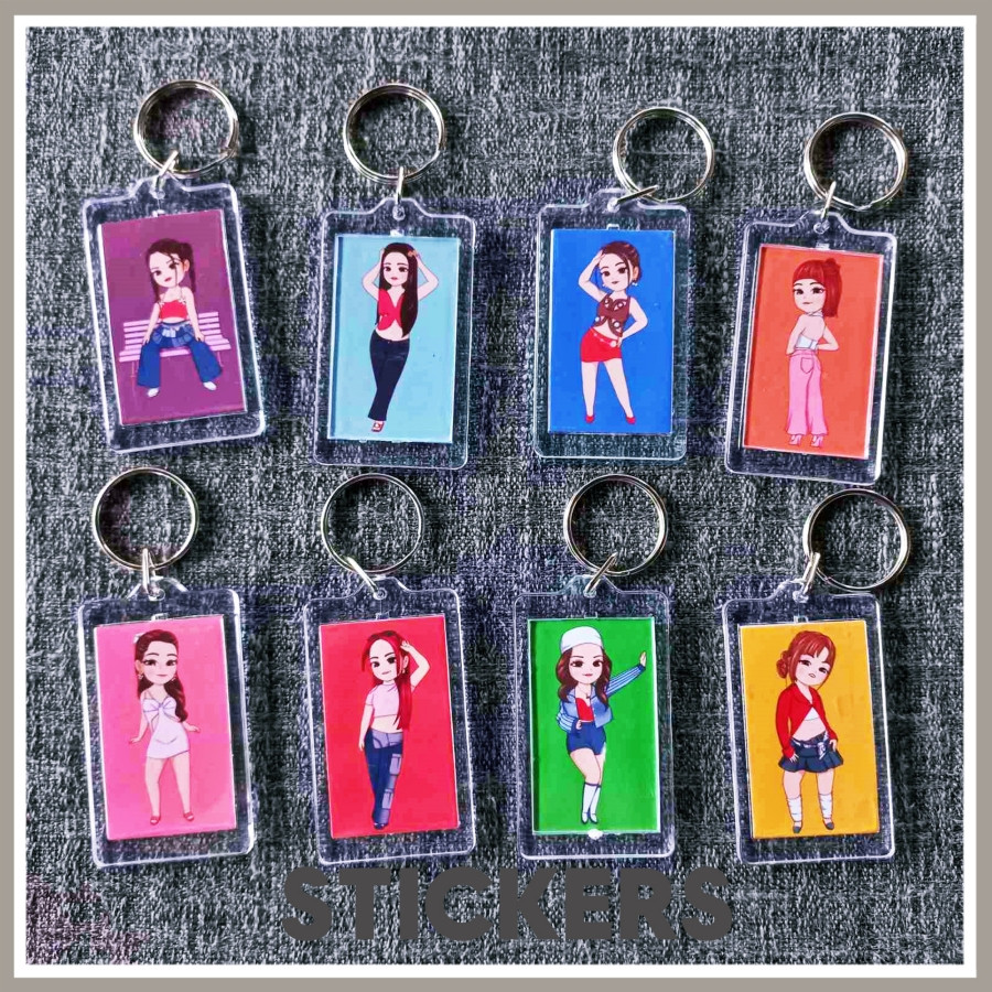 4 PCS. BINI Cherry on Top Chibi Acrylic Keychain (Sheena Jho Maloi ...