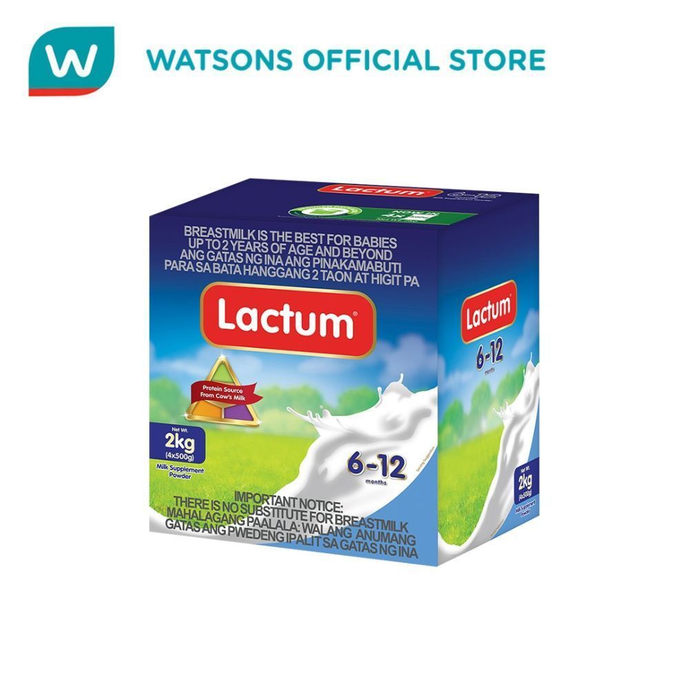 LACTUM Milk Supplement Powder for 6-12 Months Old 2kg | Shopee Philippines