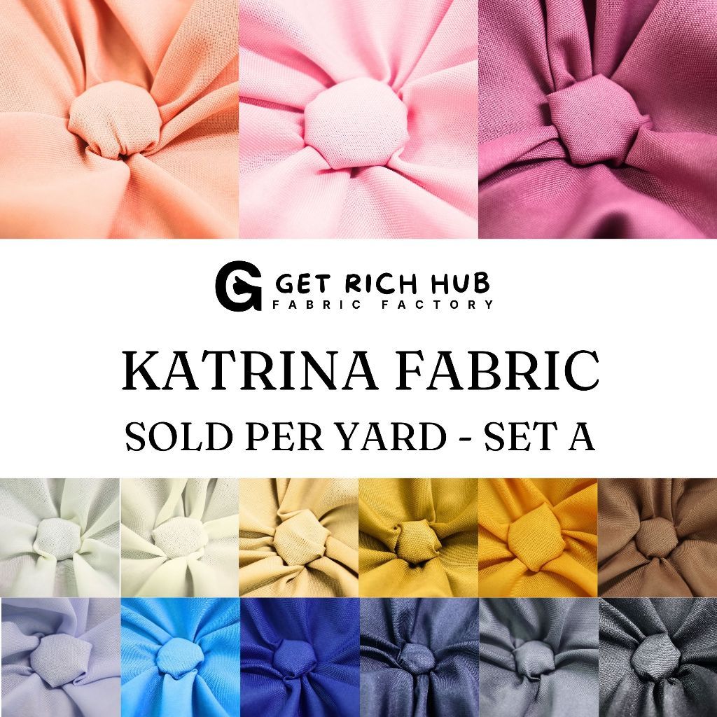 Katrina Fabric Sold per yard 60'' Set A | Shopee Philippines