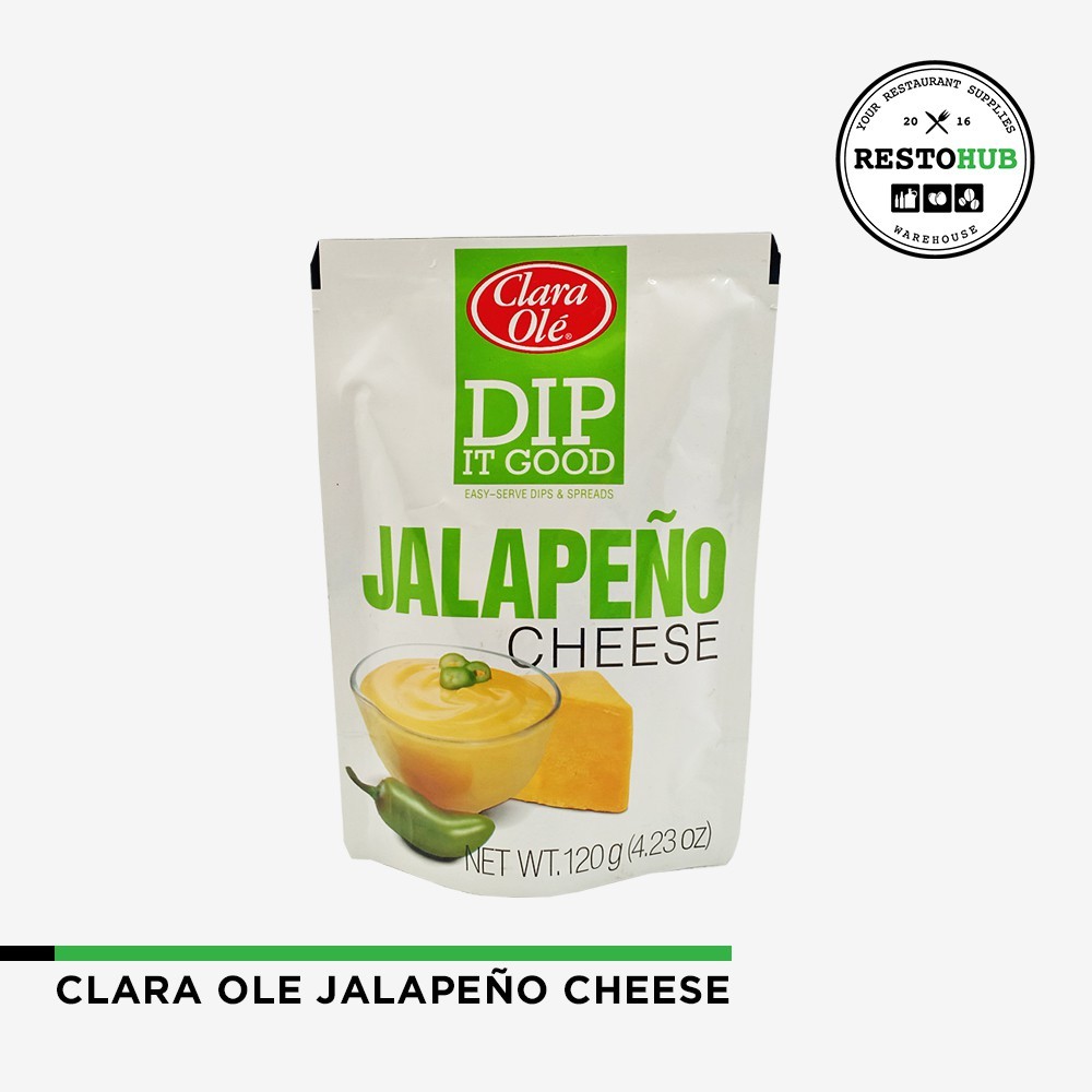 Clara Ole Dip It Good Jalapeno Cheese 120g | Shopee Philippines